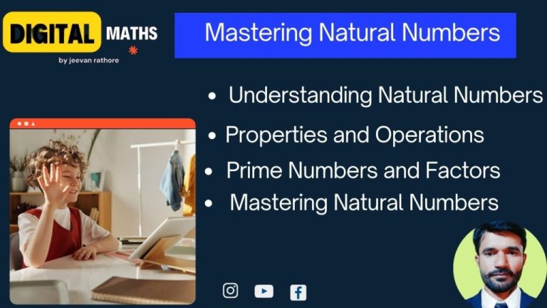 Mastering Natural Numbers – Digitalmathsbyjeevan
